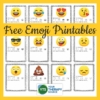 Emoji Printables - How to Draw Emoji Faces - Your Therapy Source