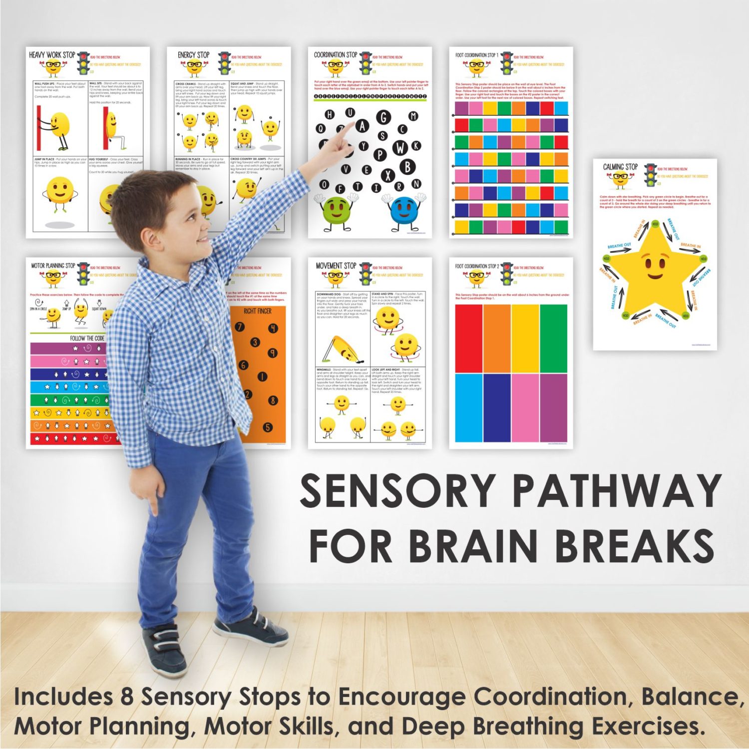 Sensory Path for School and Home - PRINTED version - Your Therapy Source