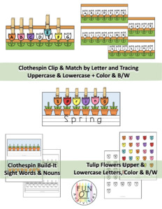 Spring Themed Fine Motor Activity Packet - Your Therapy Source