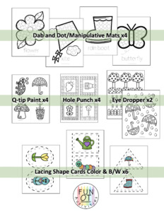 Spring Themed Fine Motor Activity Packet - Your Therapy Source