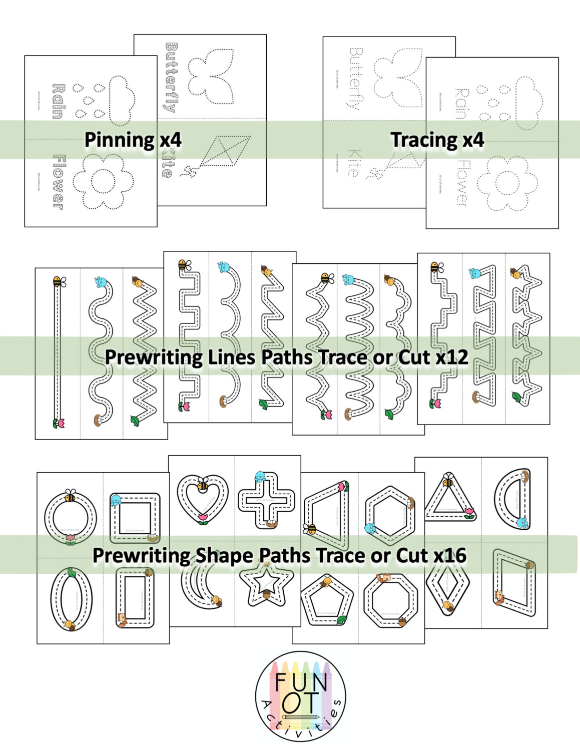 Spring Themed Fine Motor Activity Packet - Your Therapy Source