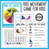 Movement Game for Kids - FREE PDF - Your Therapy Source