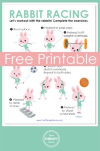 Free Rabbit Printables - Your Therapy Source