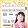 Self Regulation Visual Motor Puzzle - FREE - Your Therapy Source