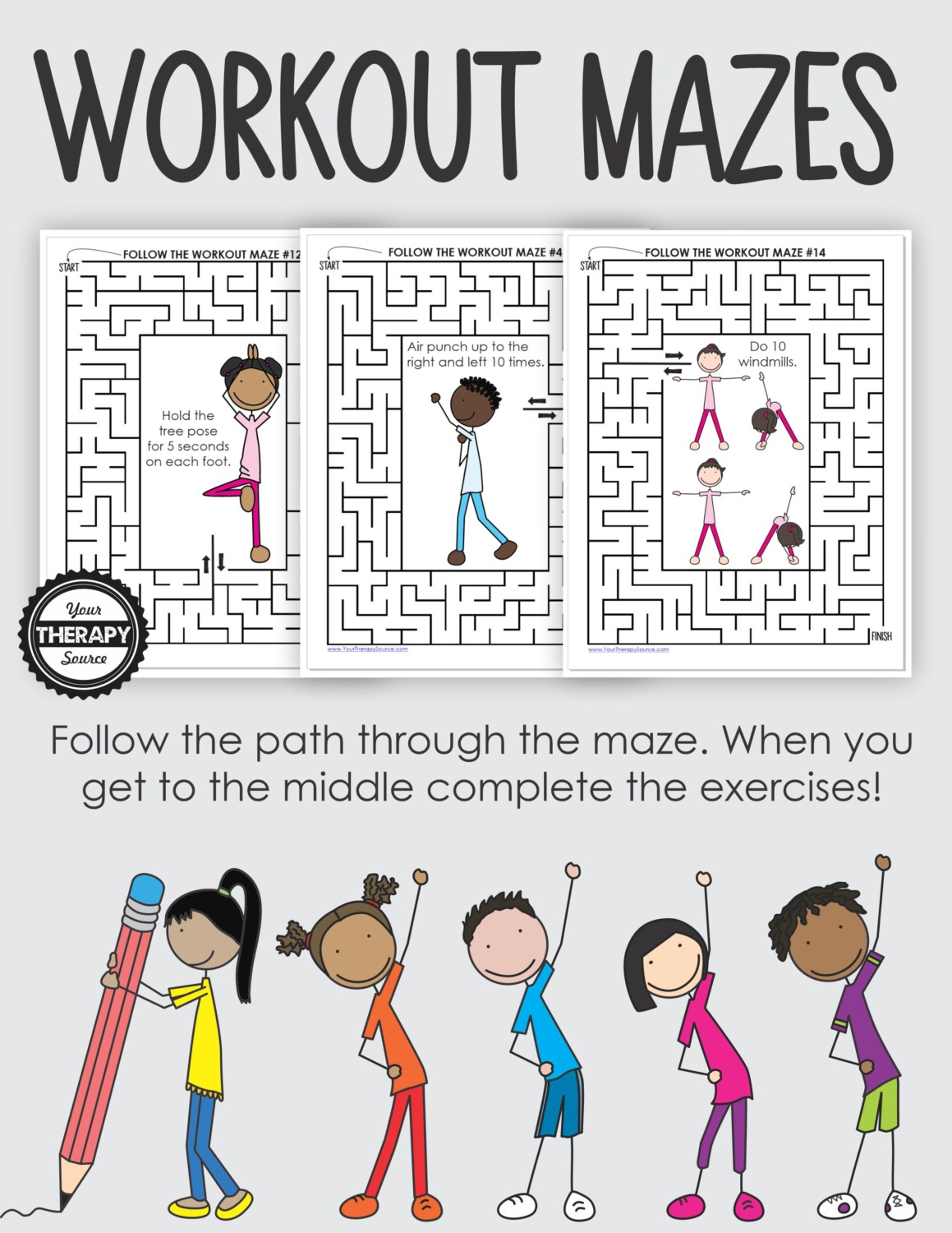 Workout Mazes - Your Therapy Source
