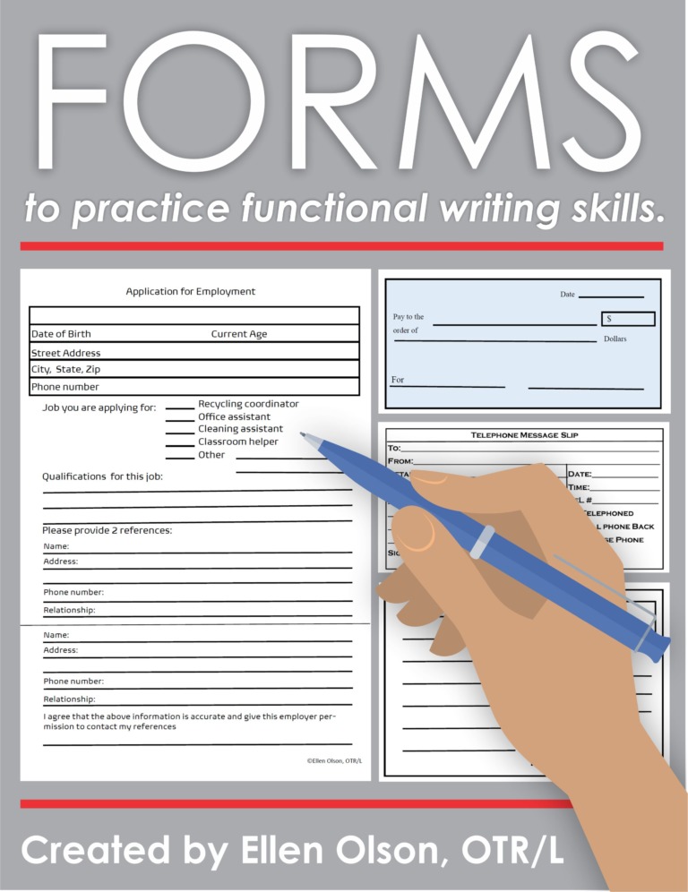 Handwriting Activities - Your Therapy Source