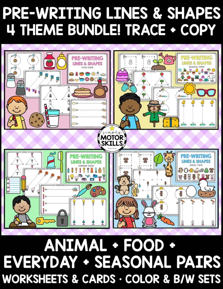 Prewriting Pairs Bundle - Your Therapy Source