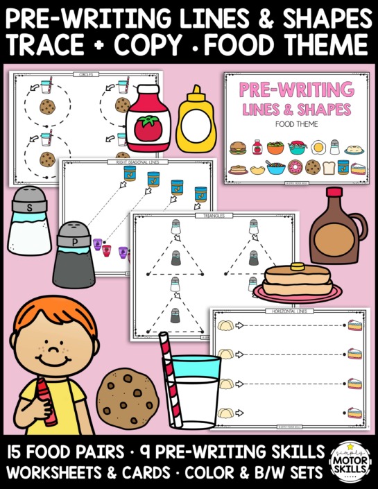 Food Prewriting Worksheets - Your Therapy Source