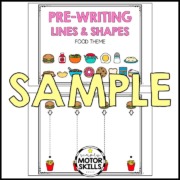 Food Prewriting Worksheets - Your Therapy Source