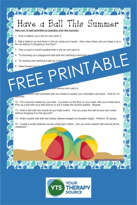 Beach Ball Games and Activities - Your Therapy Source