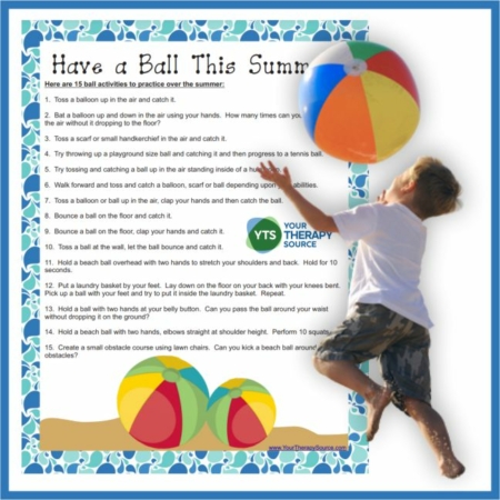 Beach Ball Games and Activities - Your Therapy Source