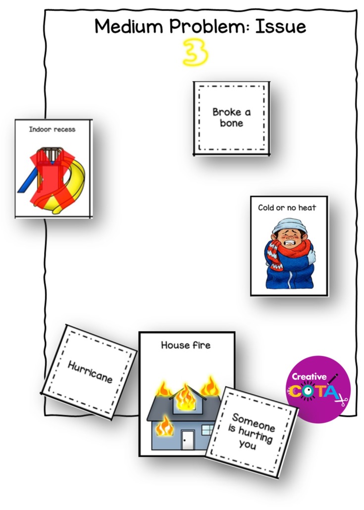 Size of the Problem Visual Supports and Activities - Your Therapy Source