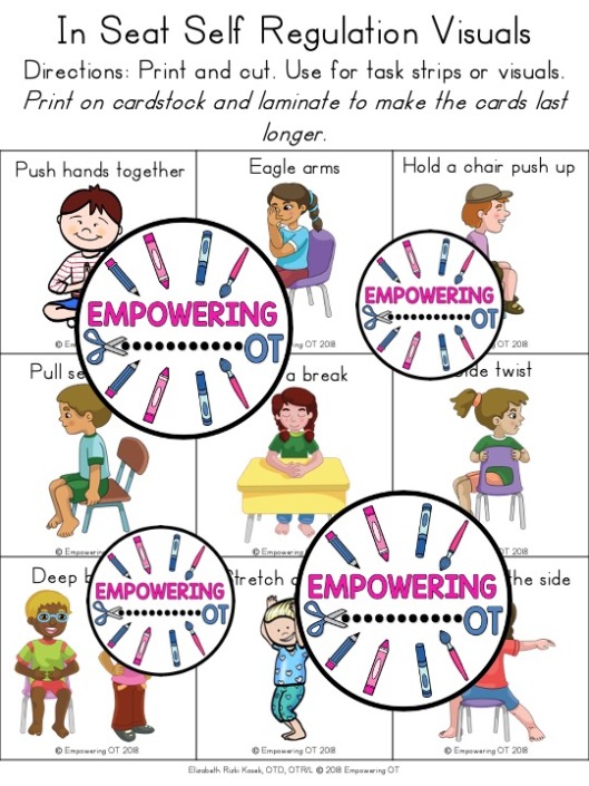 Sensory Motor Visuals for the Classroom and Home - Your Therapy Source