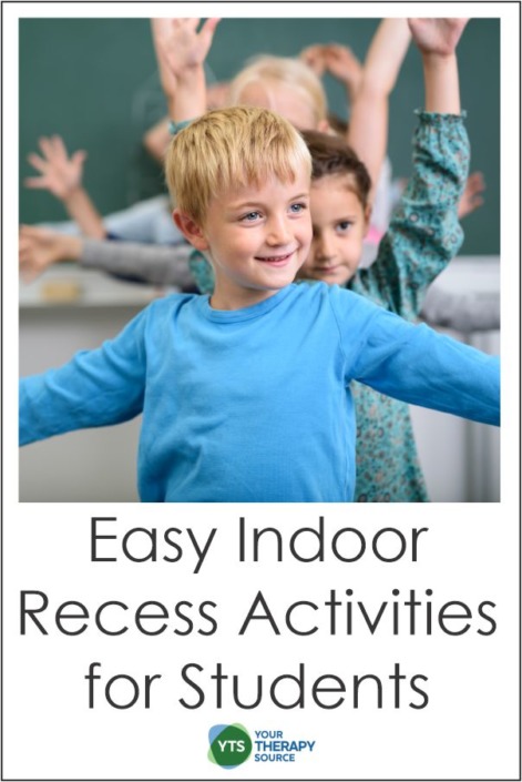 INDOOR RECESS GAMES FOR ELEMENTARY STUDENTS Your Therapy Source