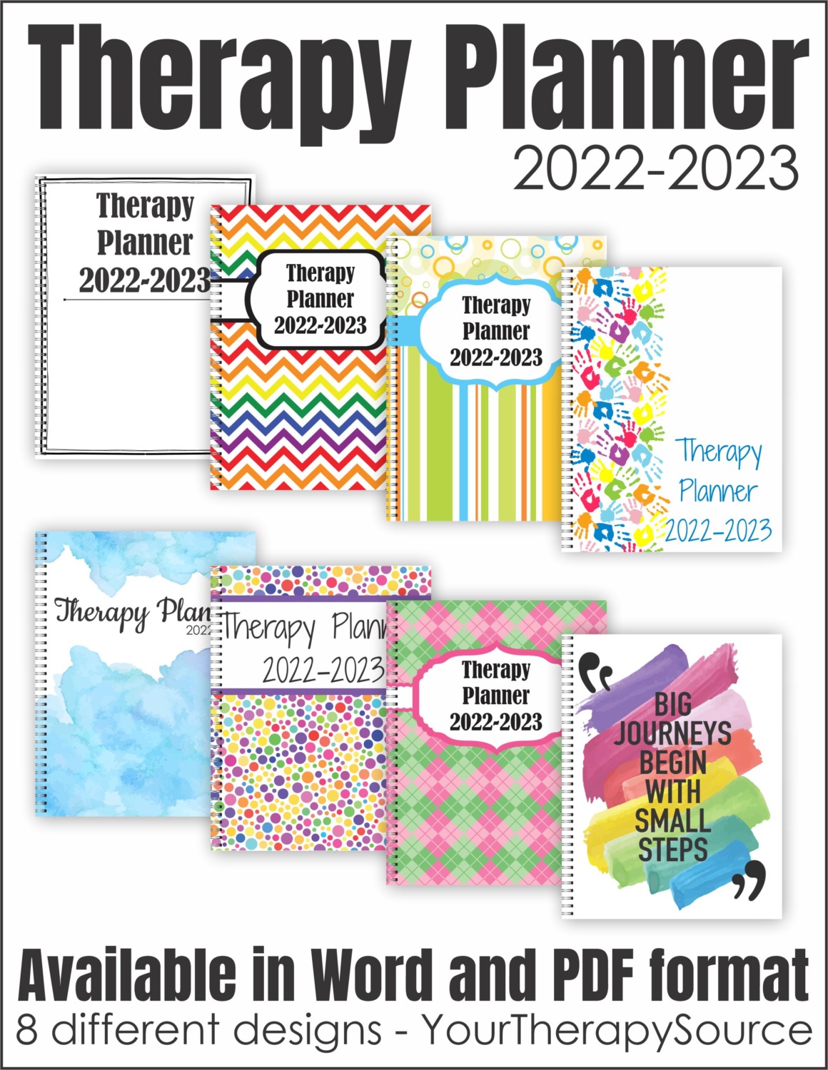 School Based Therapy Planner 2022 2023 - Your Therapy Source