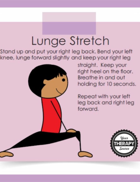 Kids Exercise List for the Classroom or Home - Your Therapy Source