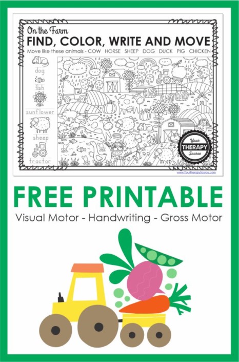 Farm Printable - Your Therapy Source