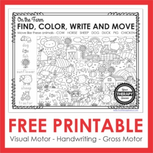 Free Handwriting Worksheets - Your Therapy Source