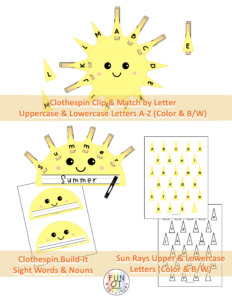 Summer Themed Fine Motor Skill Building - Your Therapy Source