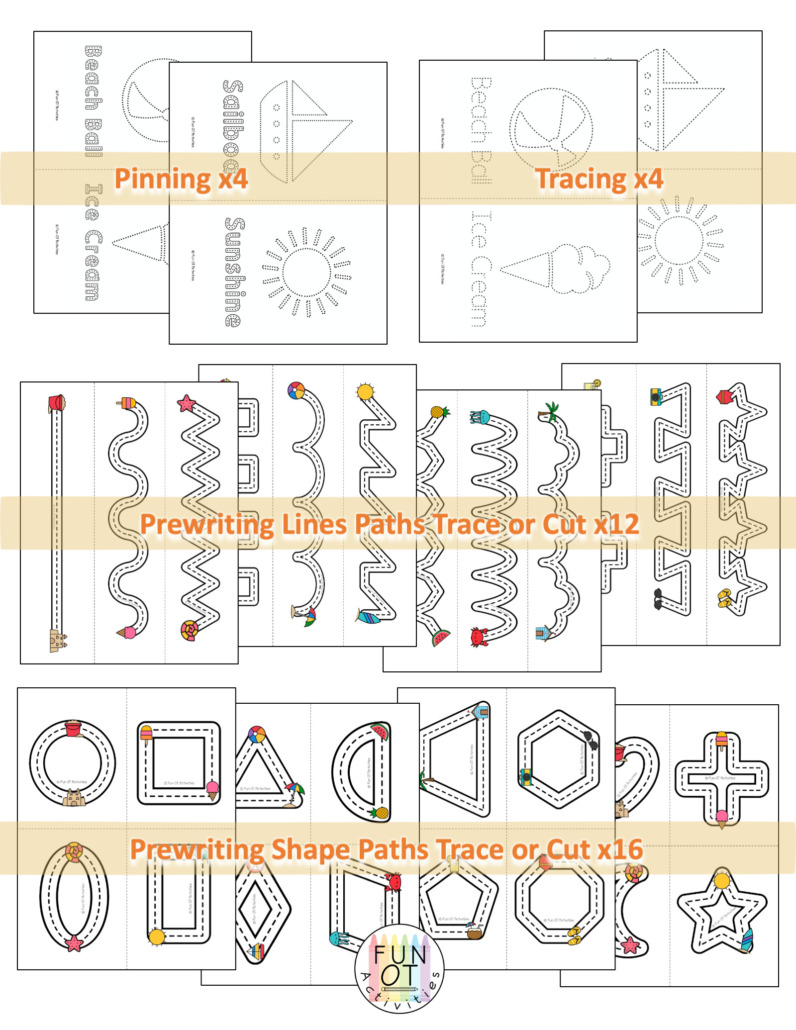 Summer Themed Fine Motor Skill Building - Your Therapy Source