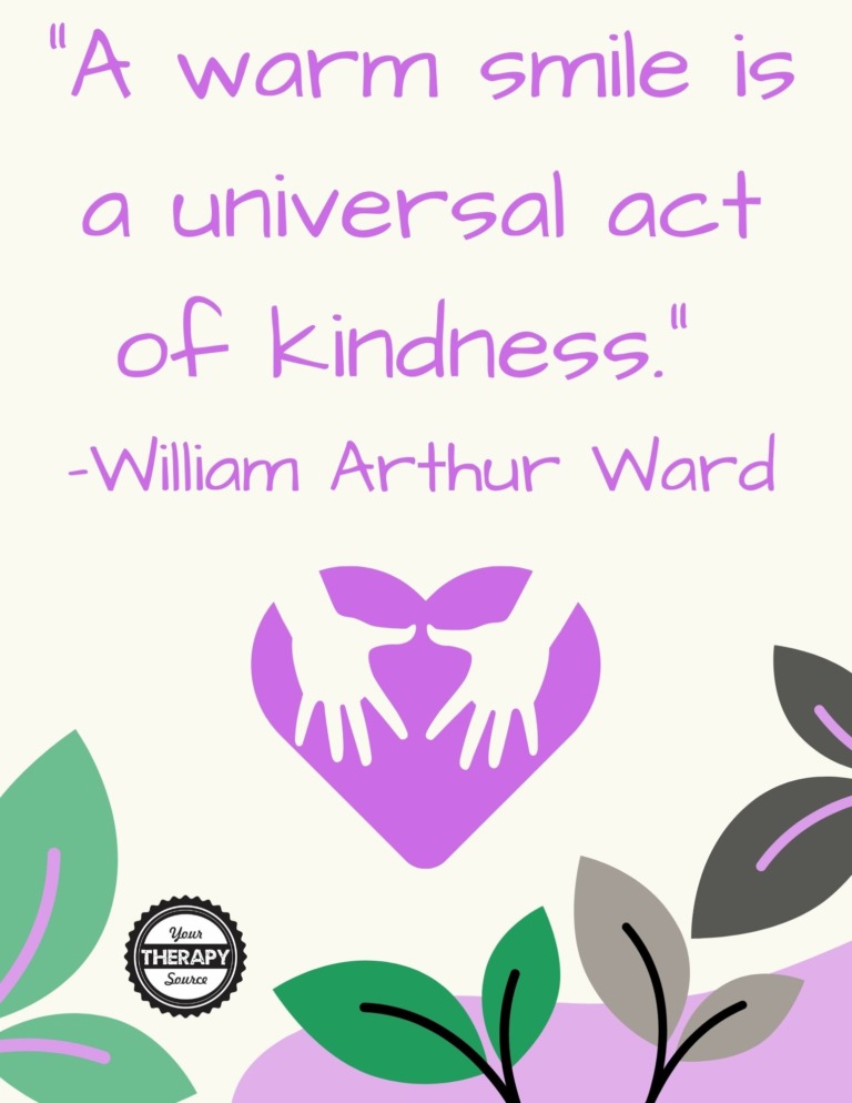KINDNESS QUOTES FOR THE CLASSROOM - Your Therapy Source