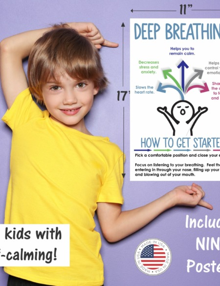 Breathing Tools for Kids Posters - Your Therapy Source