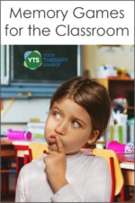 MEMORY GAMES FOR THE CLASSROOM - Your Therapy Source