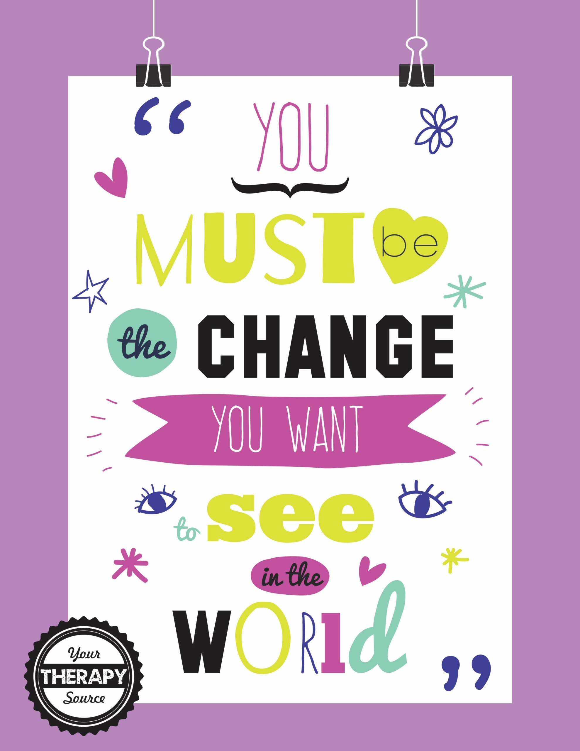 CLASSROOM POSITIVE GROWTH MINDSET QUOTES - Your Therapy Source