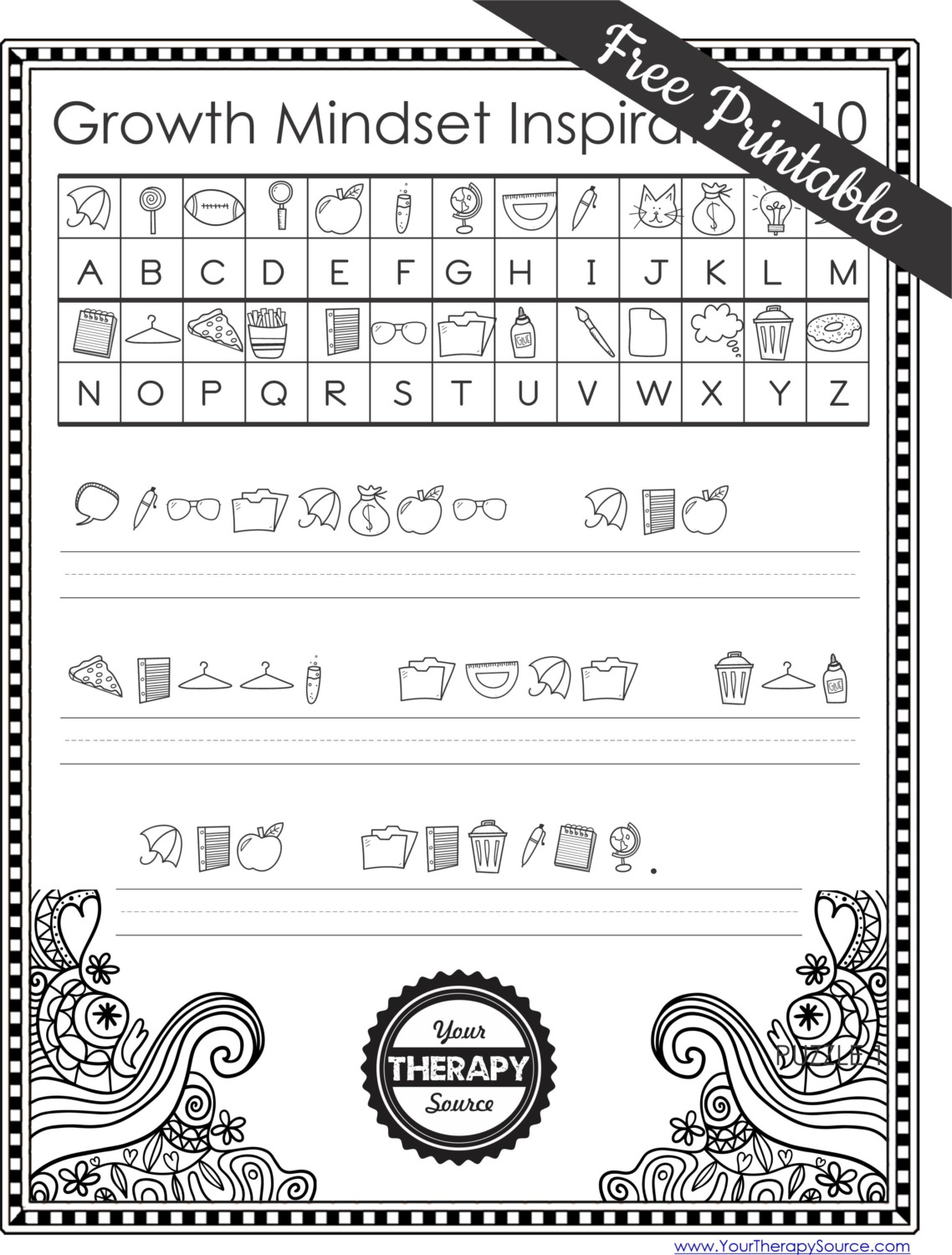 CLASSROOM POSITIVE GROWTH MINDSET QUOTES - Your Therapy Source