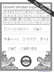 CLASSROOM POSITIVE GROWTH MINDSET QUOTES - Your Therapy Source