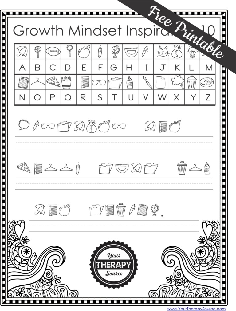 CLASSROOM POSITIVE GROWTH MINDSET QUOTES - Your Therapy Source