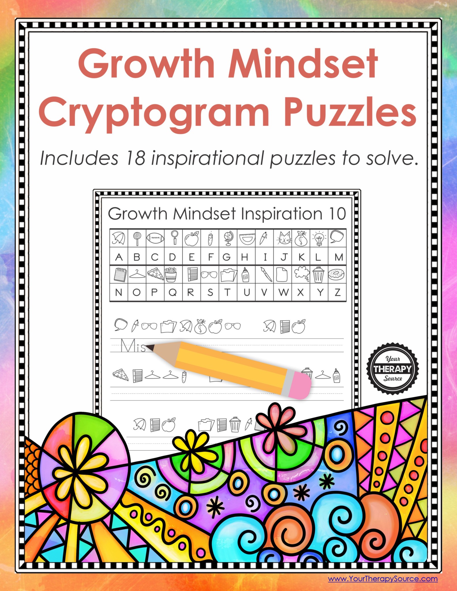Growth Mindset Activities PDF Packet - Your Therapy Source