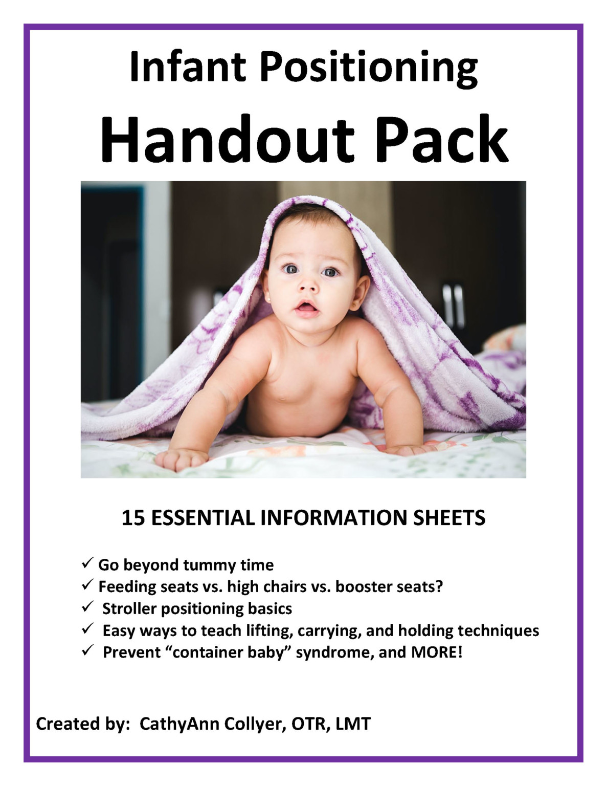 Early Intervention Occupational Therapy and PT Handouts - Your Therapy ...