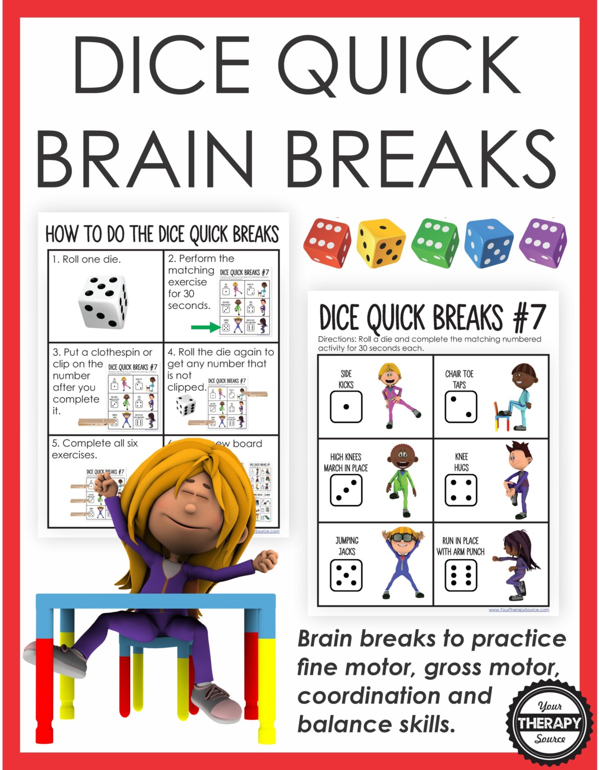 Quick Brain Breaks - Your Therapy Source
