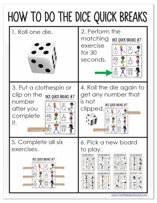 Quick Brain Breaks - Your Therapy Source