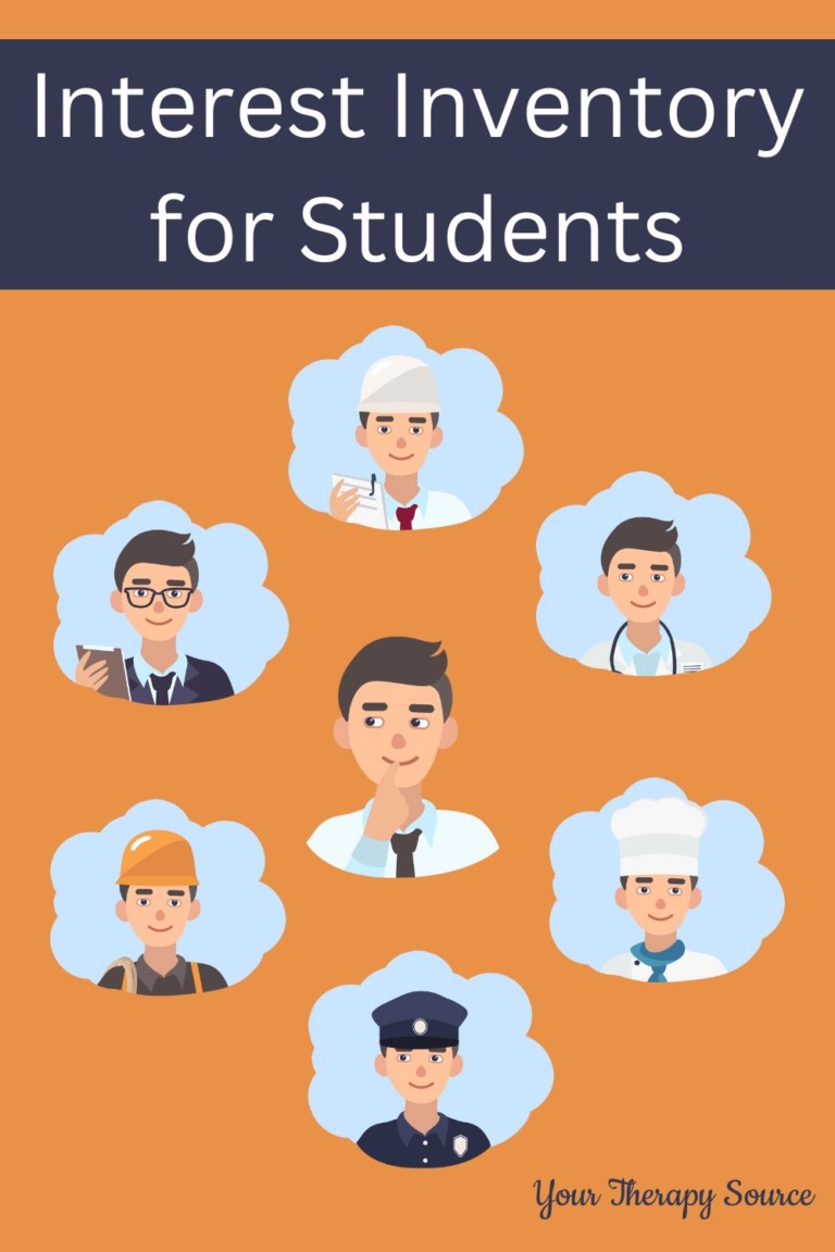 Interest Inventory for Students - Your Therapy Source