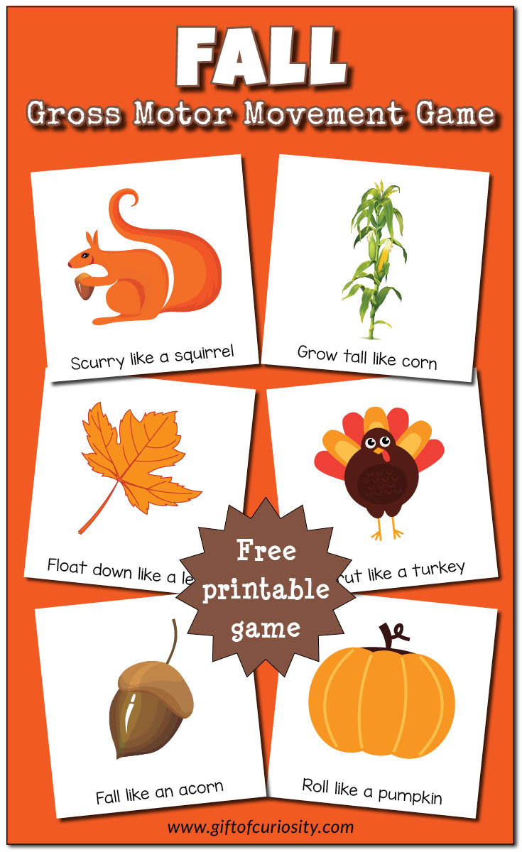 Fall Gross Motor Activities - Your Therapy Source