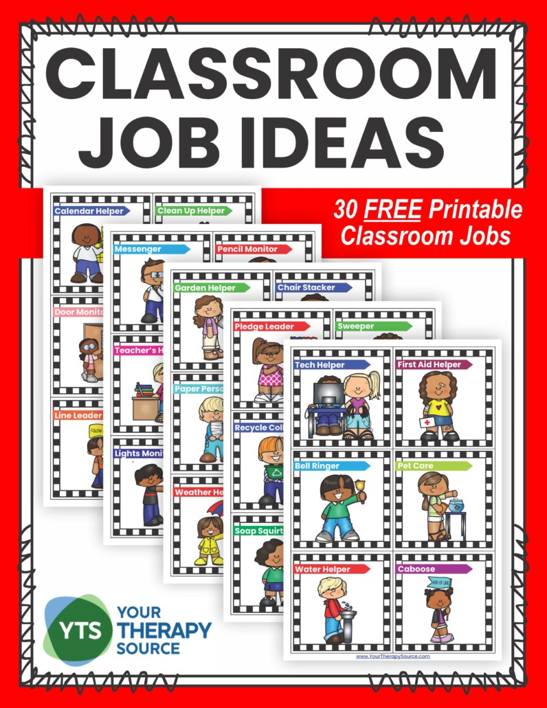 CLASSROOM JOB IDEAS Your Therapy Source CLASSROOM JOB IDEAS Your Therapy Source