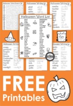 Halloween Word List Printable FREE PDF - Your Therapy Source