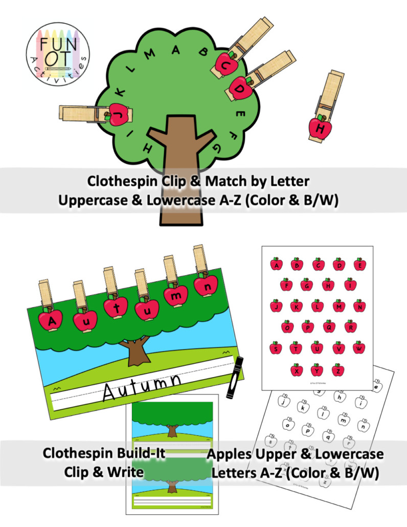 Fall Themed Fine Motor Pack - Your Therapy Source