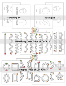 Fall Themed Fine Motor Pack - Your Therapy Source