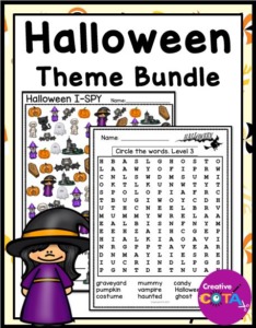 Halloween Activities PDF - Your Therapy Source