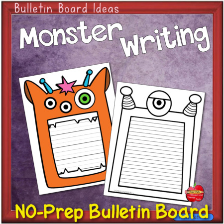 Monster Writing Paper: Halloween Alternative - Your Therapy Source