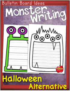 Monster Writing Paper: Halloween Alternative - Your Therapy Source