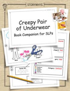 Creepy Pair of Underwear Book Companion for Speech-Language ...