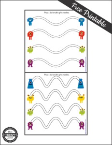 Monster Mazes PDF Free Printables - Your Therapy Source