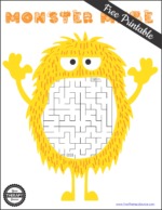 Monster Mazes PDF Free Printables - Your Therapy Source