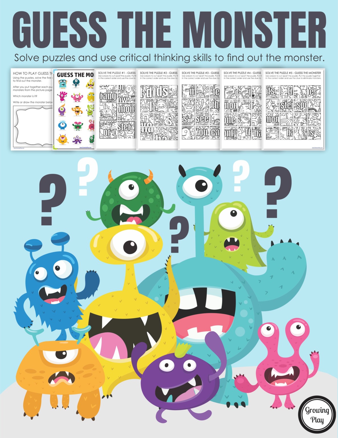 Guess the Monster - Your Therapy Source