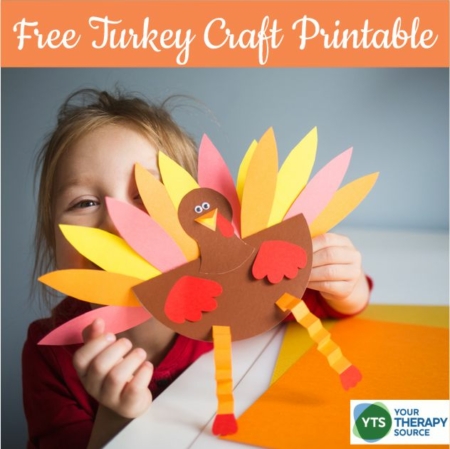 Turkey Craft Printable - Free - Your Therapy Source