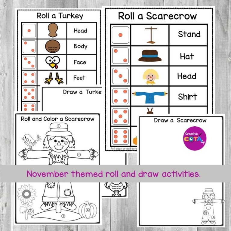 November and December Roll a Sentence - Your Therapy Source